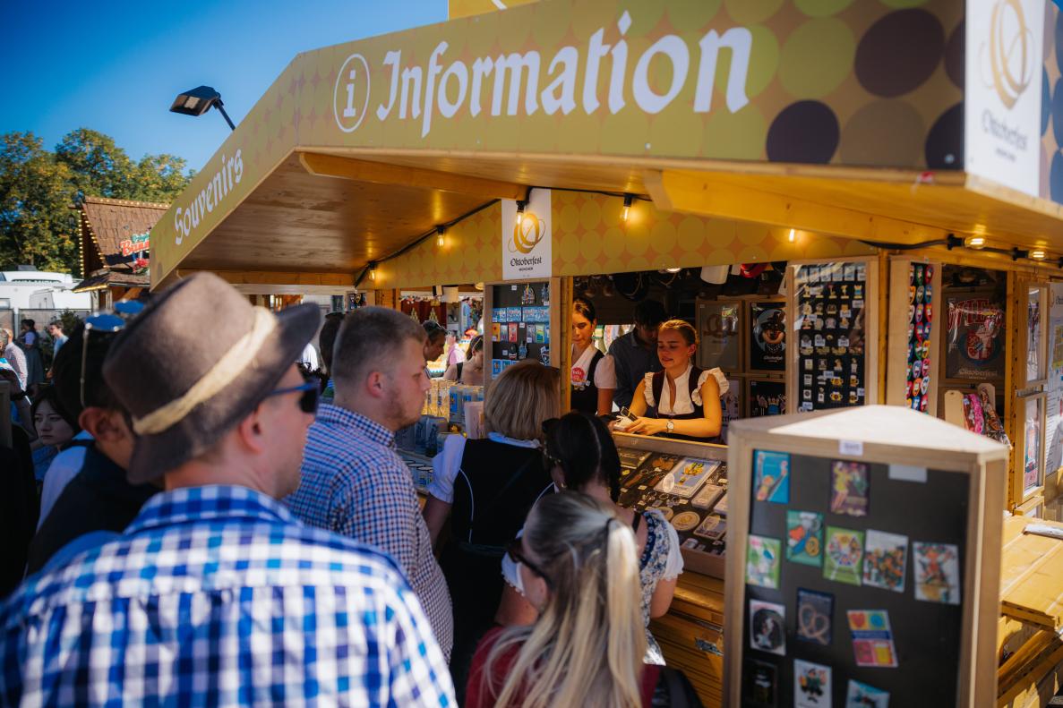 Munich Tourism overview map for the Oktoberfest 2025 - Oktoberfest.de